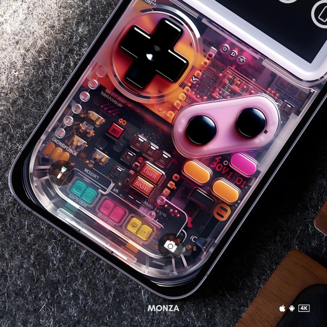 Retro Gameboy 4K iPhone Wallpaper | Nostalgic Mobile Lock Screen ...