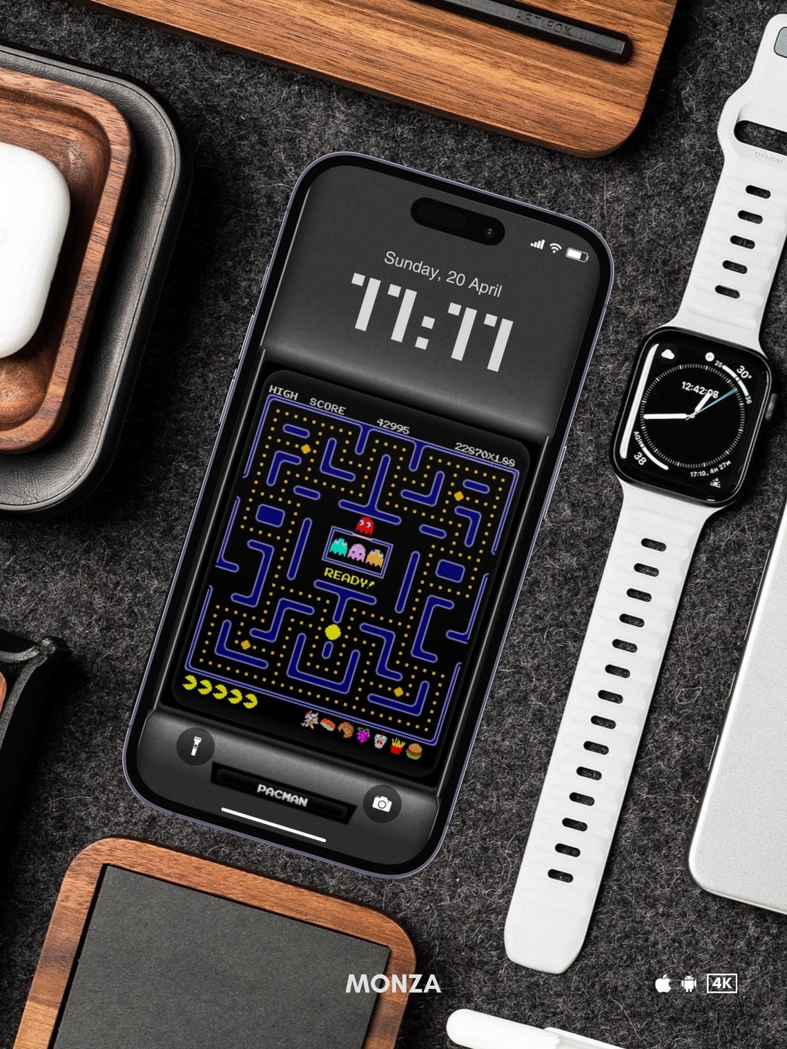 Pacman iPhone Wallpaper | Mobile Wallpaper | Minimalist Wallpaper | 4k ...