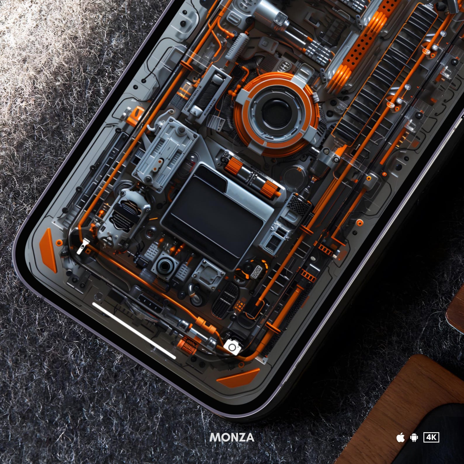 Futuristic Mechanical Mobile Wallpaper | iPhone Wallpaper | 4k ...