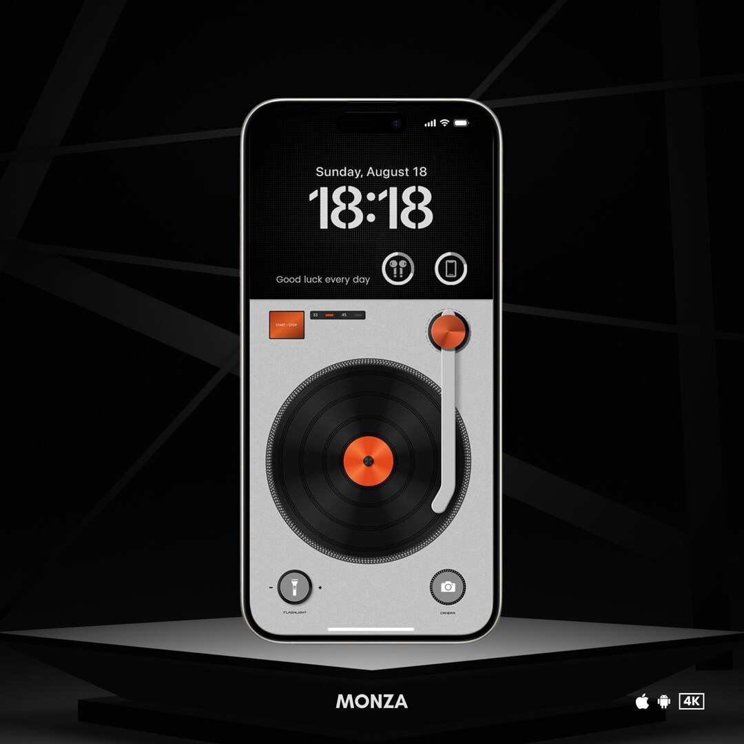 Vinyl Record Player iPhone Wallpaper | Mobile Wallpaper | Minimalist ...