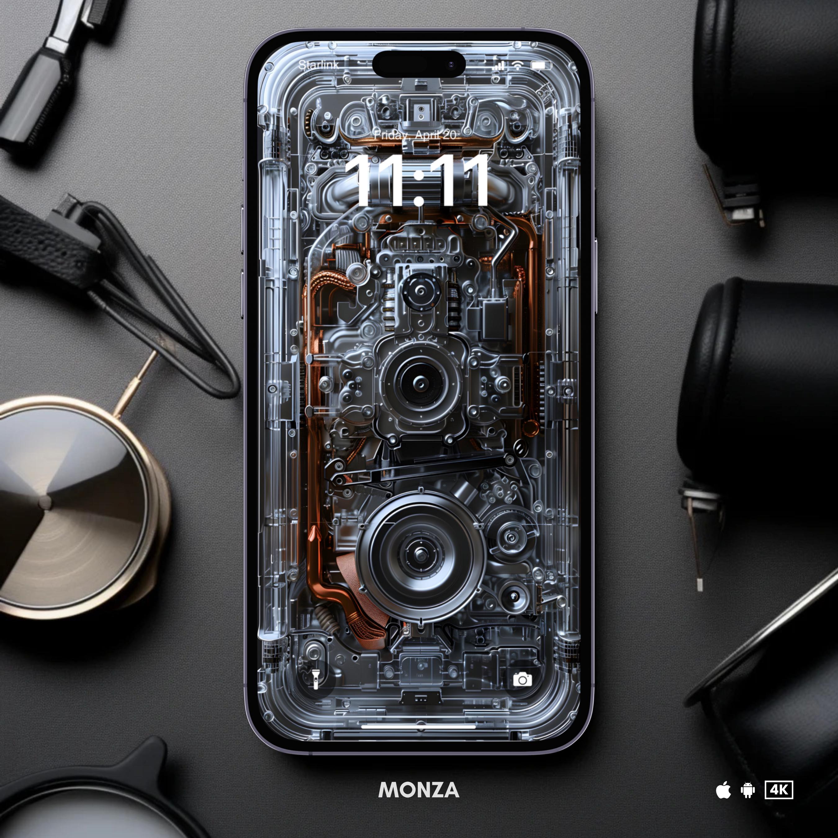 Futuristic Mechanical Mobile Wallpaper | iPhone Wallpaper | 4k ...