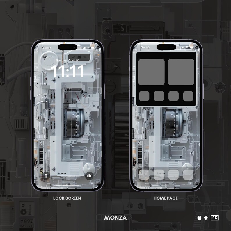 Transparent Internal Mobile Wallpaper | iPhone Wallpaper | 4k Wallpaper ...