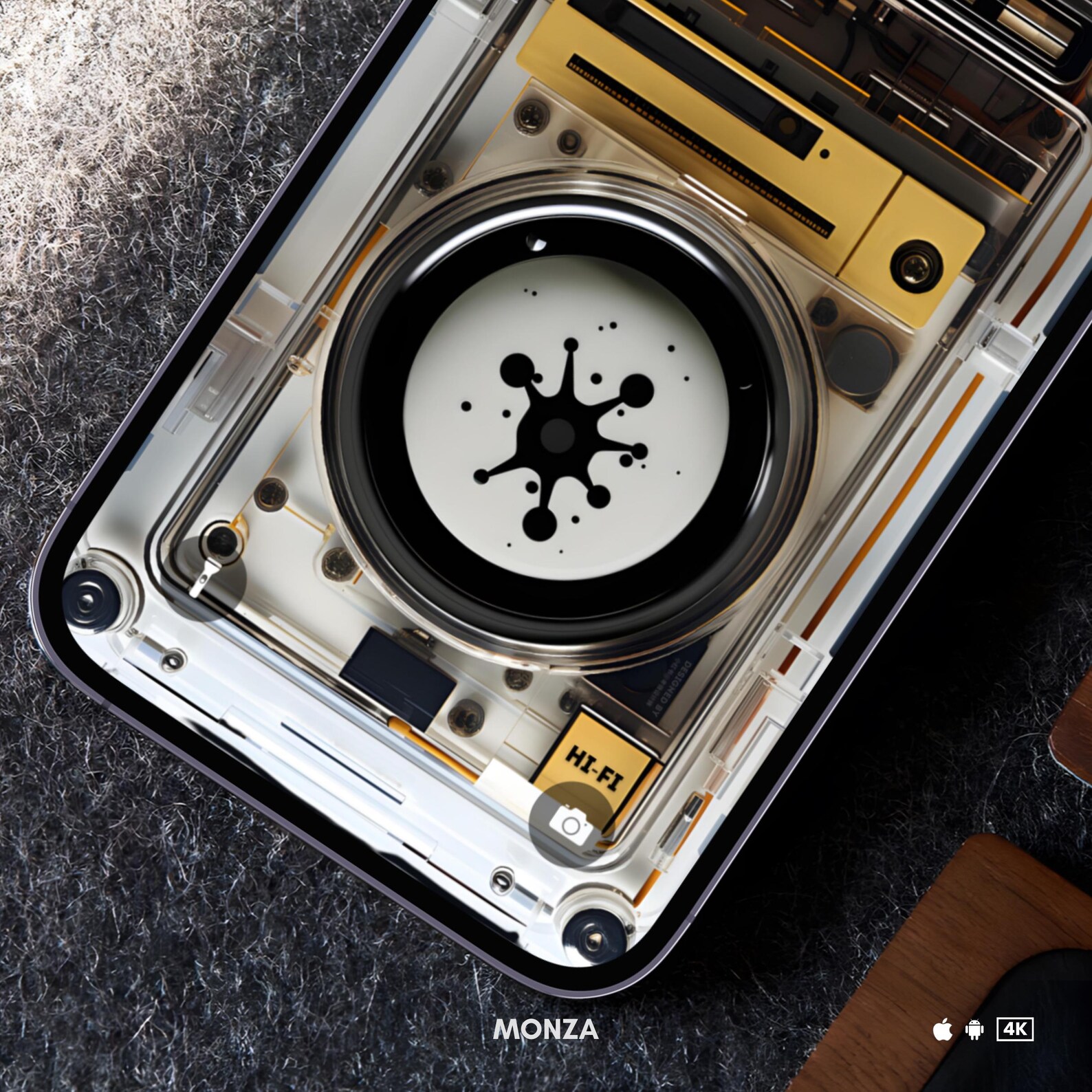 Retro Hi-fi Player Mobile Wallpaper | iPhone Wallpaper | 4k Wallpaper ...