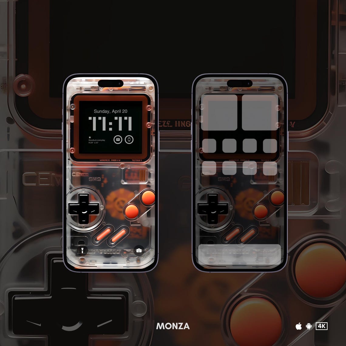 Retro Gameboy iPhone Wallpaper | 4K Mobile Lock Screen (digital Art) - Etsy
