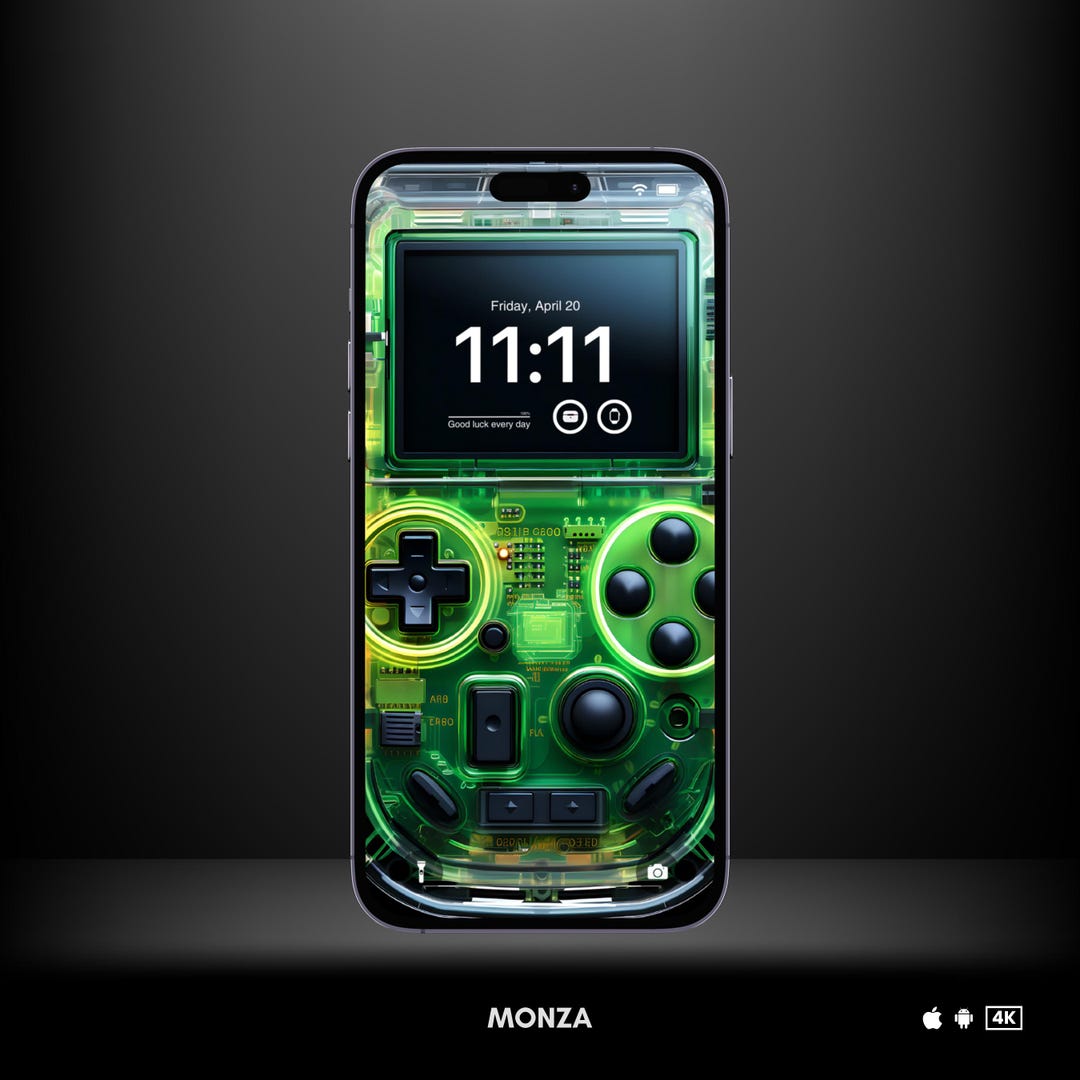 4k Ultra-realistic Retro Gameboy iPhone Wallpaper | Mobile Wallpaper ...