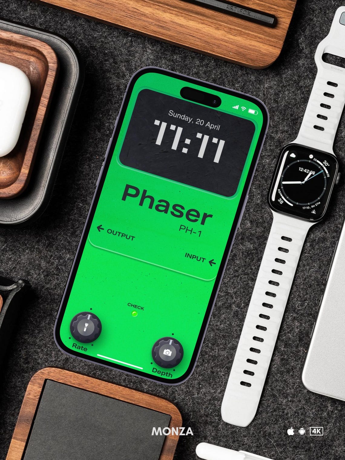 Boss Phaser iPhone Wallpaper | Mobile Wallpaper | Minimalist Wallpaper ...