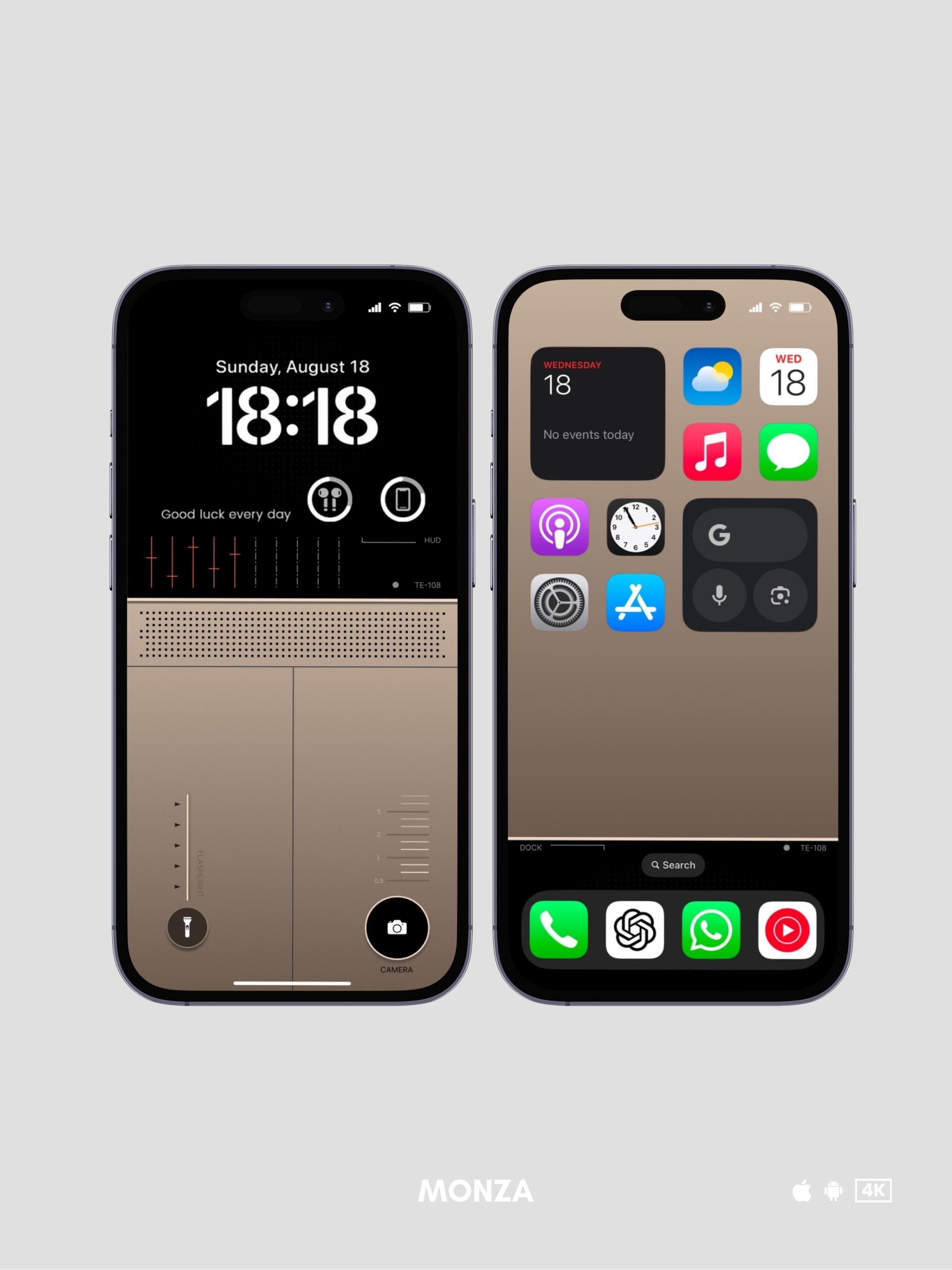 Titanium iPhone Wallpaper | Mobile Wallpaper | Minimalist Wallpaper ...