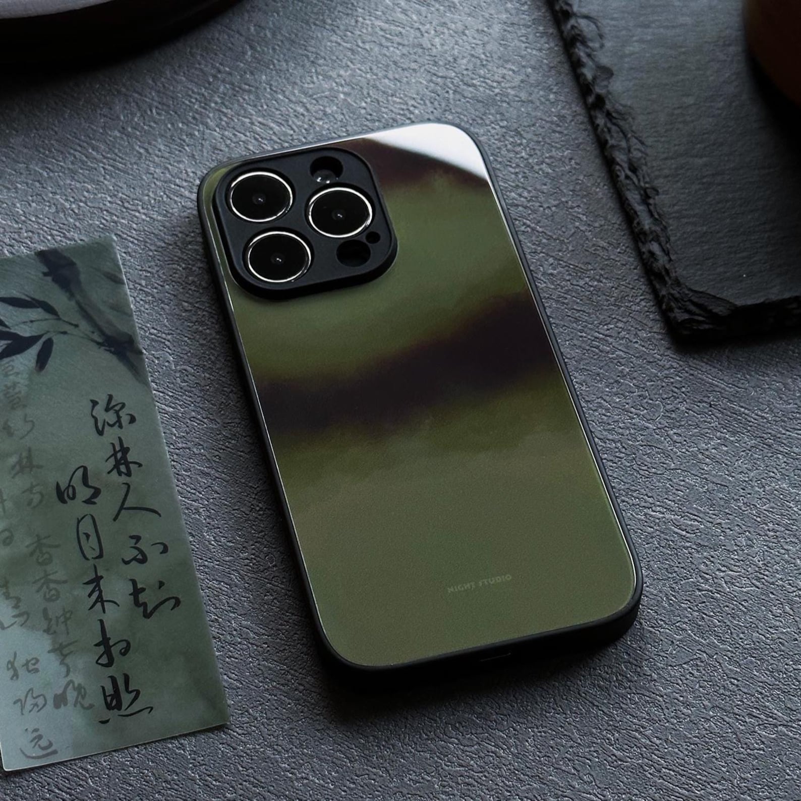 Stone & Ink iPhone Case – Luxury Glass Cover for iPhone | Monza X Night ...