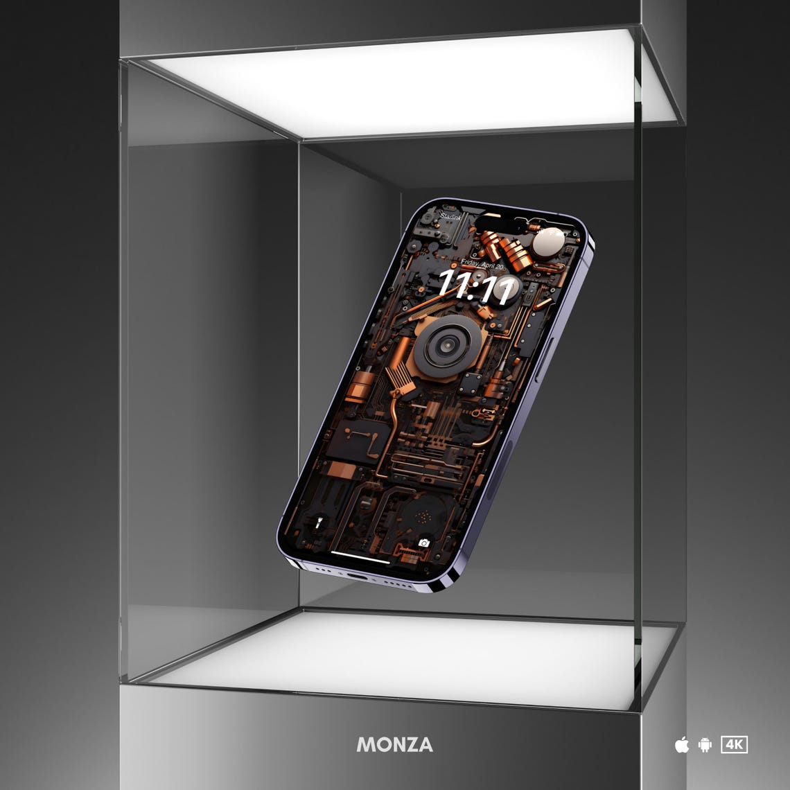 Mechanical Mobile Wallpaper | iPhone Wallpaper | 4k Minimalist ...