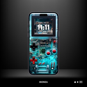 4k Ultra-realistic Retro Gameboy iPhone Wallpaper Mobile Wallpaper Lock ...