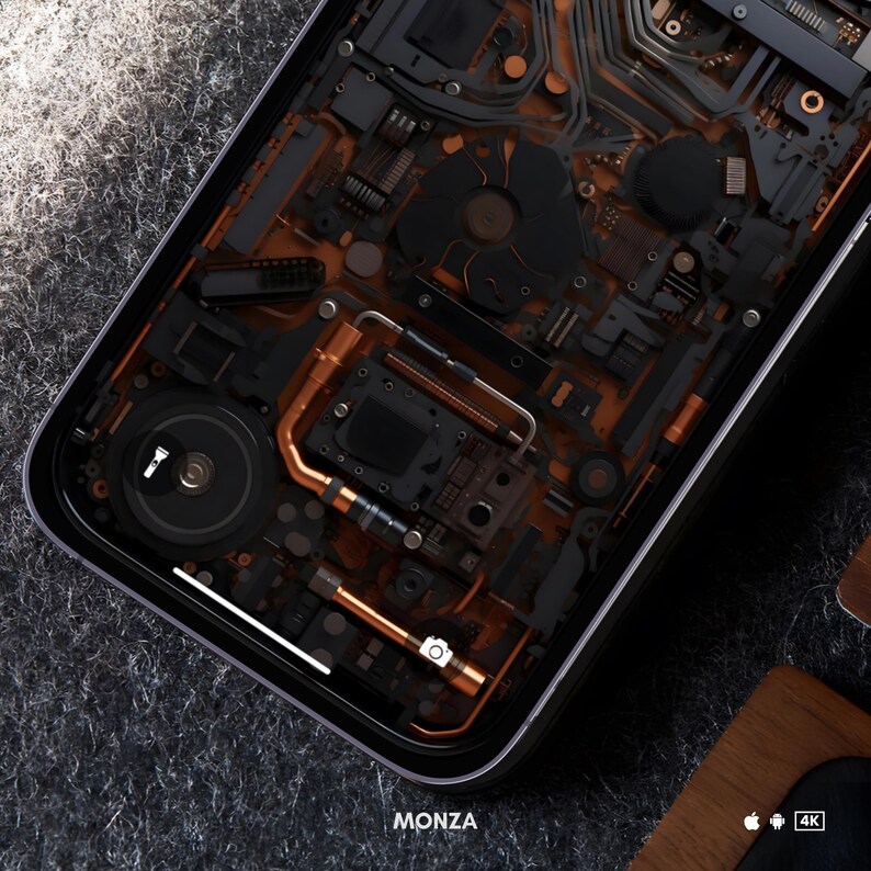 Mechanical Mobile Wallpaper | iPhone Wallpaper | 4k Minimalist ...