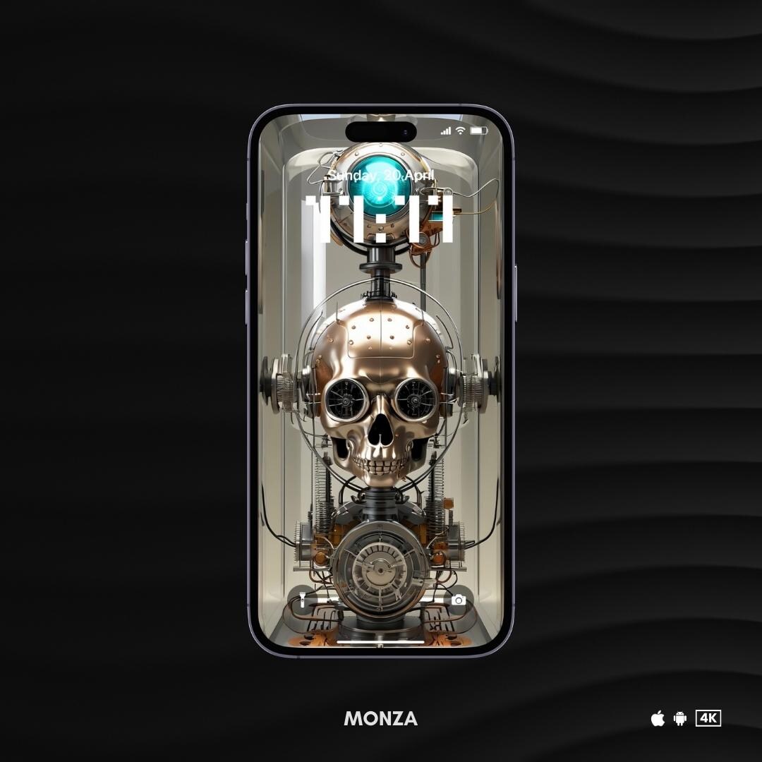 Machina - 4K Digital Wallpaper for iPhone | Mobile Wallpaper | Surreal ...