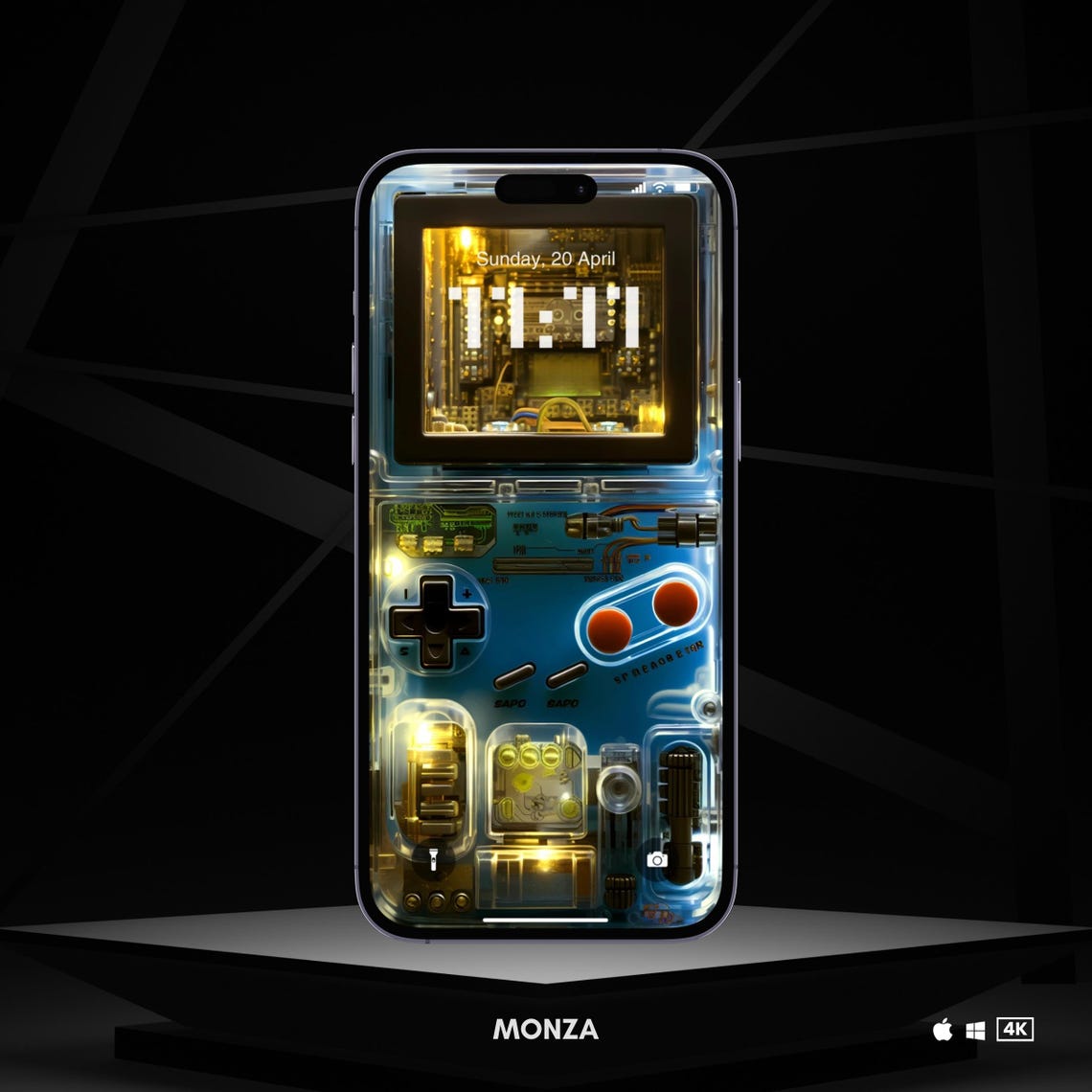 4K Retro Gameboy iPhone Wallpaper | Nostalgic Mobile Lock Screen ...