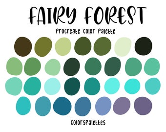 Fairy Color Palette - Etsy