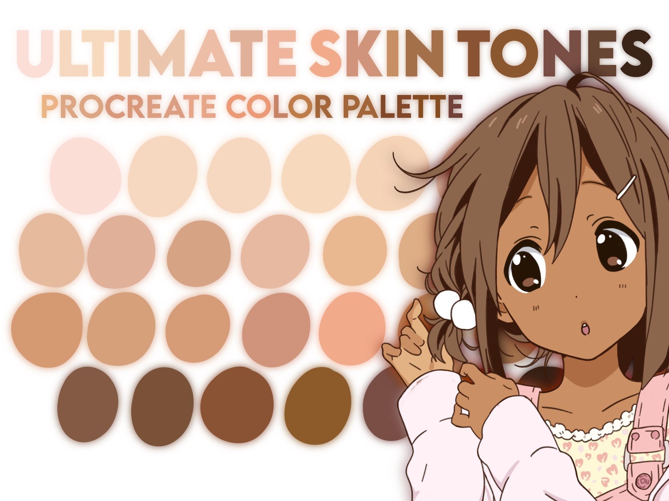 Ultimate Skin Tones Procreate Color Palette / Colorspalettes™ - Etsy