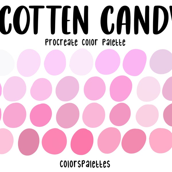 Candy Color Palette - Etsy