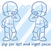 Anime Style Chibi Base Stamps Procreate Brush Set - Body Guide Stamp ...