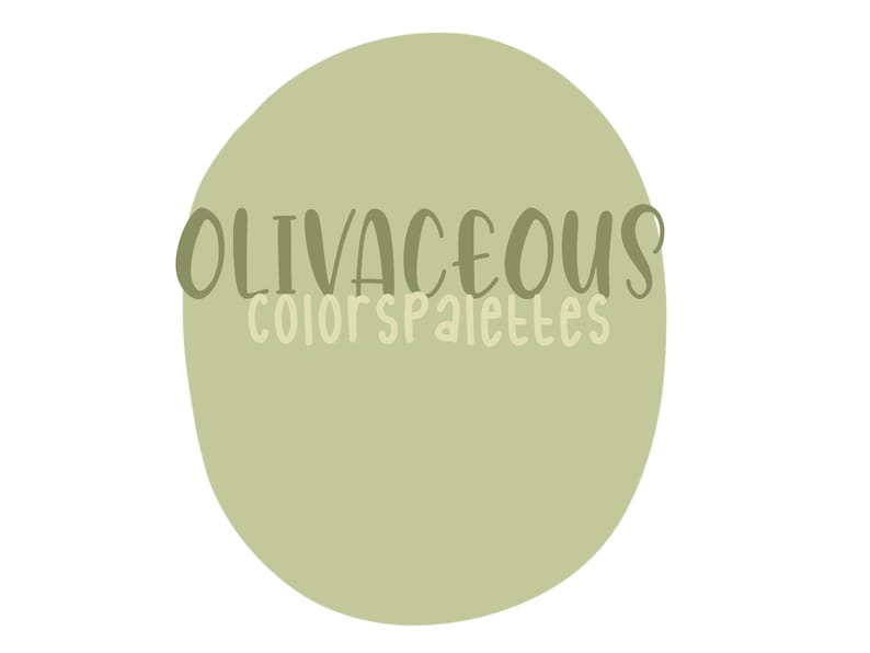 Olivaceous Procreate Color Palette / Colorspalettes™ - Etsy