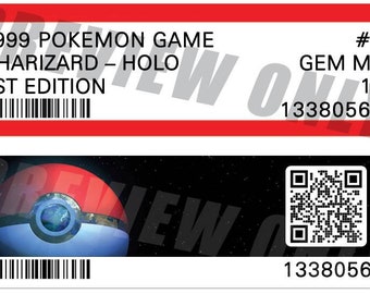 Custom Grading Labels and Slab - Etsy