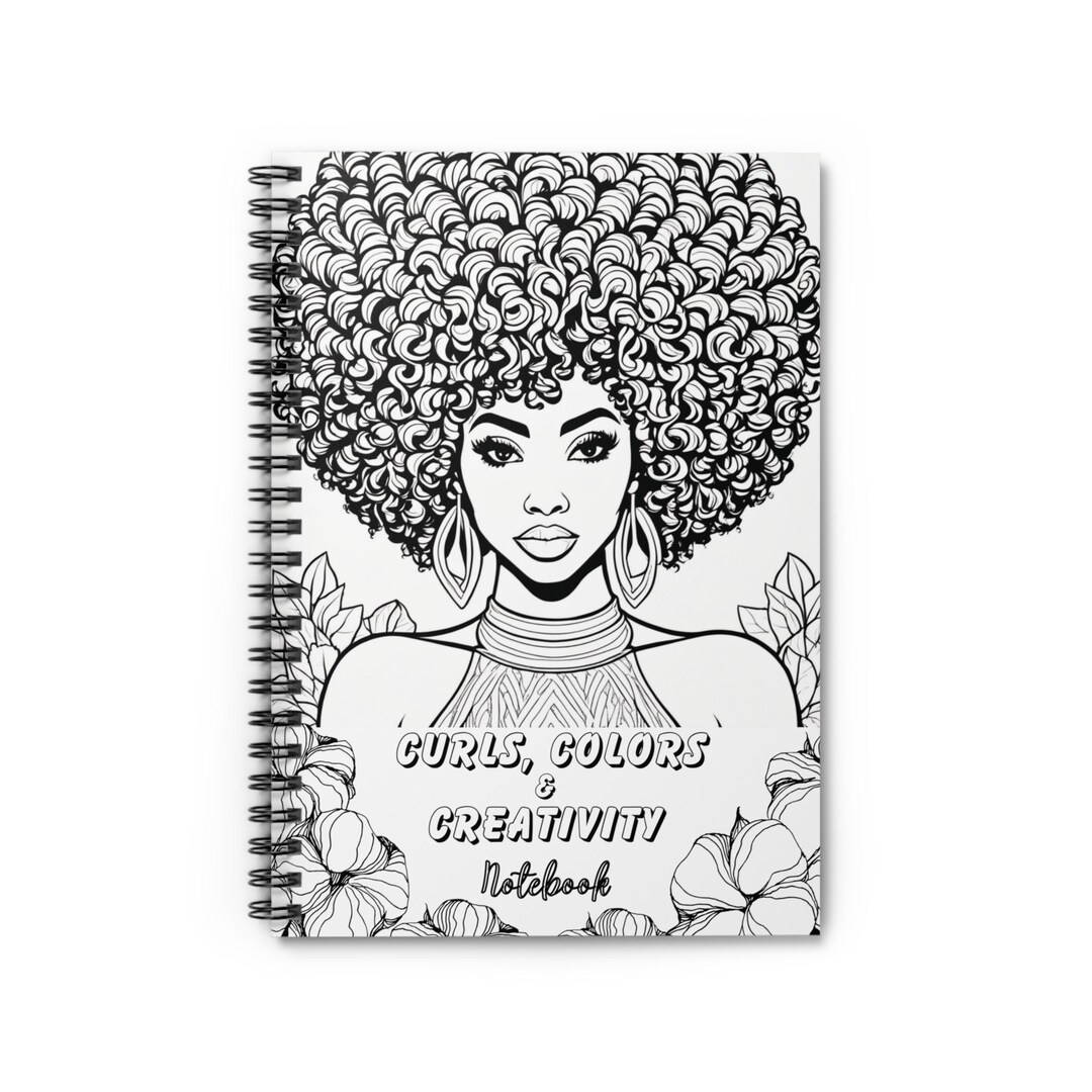 Afrocentric Coloring Book Notebook – Black Art Journal, Ethnic ...