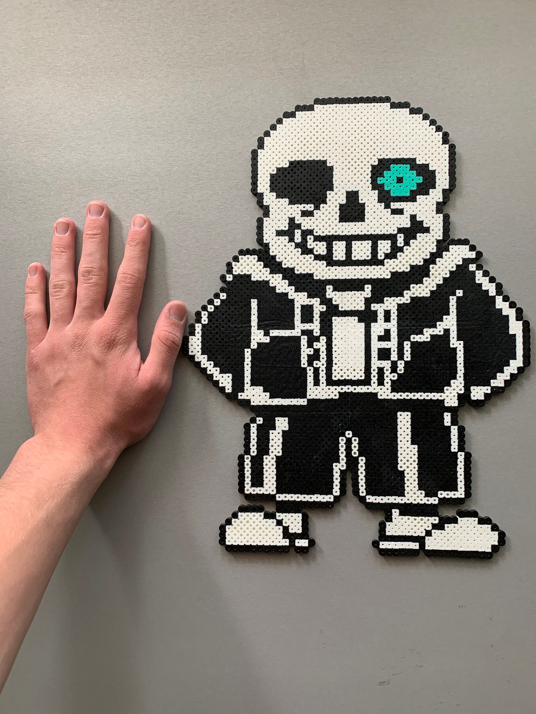 Sans Undertale Perler Bead Pixel Art - Etsy