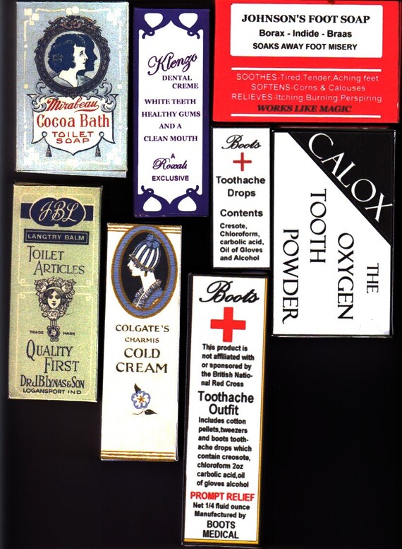 REPRODUCTION WW1 Era ALLIED Nurse Personal Hygiene EMPTY Boxes | Etsy