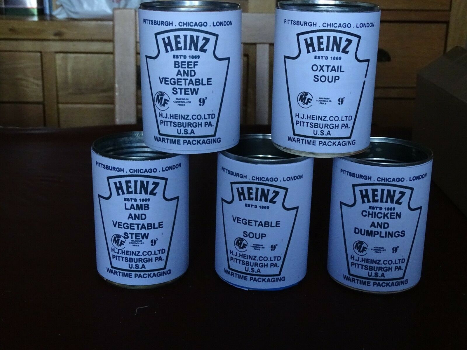 Set of 30 REPRODUCTION WW2 Era Heinz Can and Jar Labels - Etsy UK
