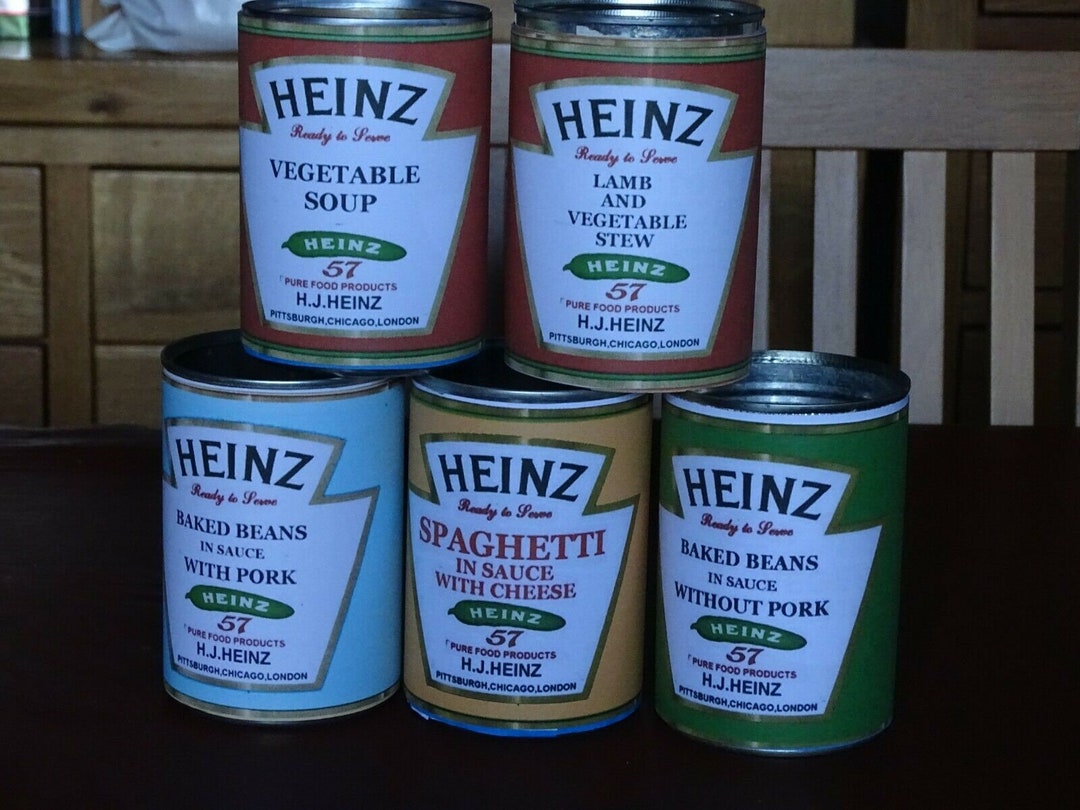 Set of 30 REPRODUCTION WW2 Era Heinz Can and Jar Labels - Etsy UK