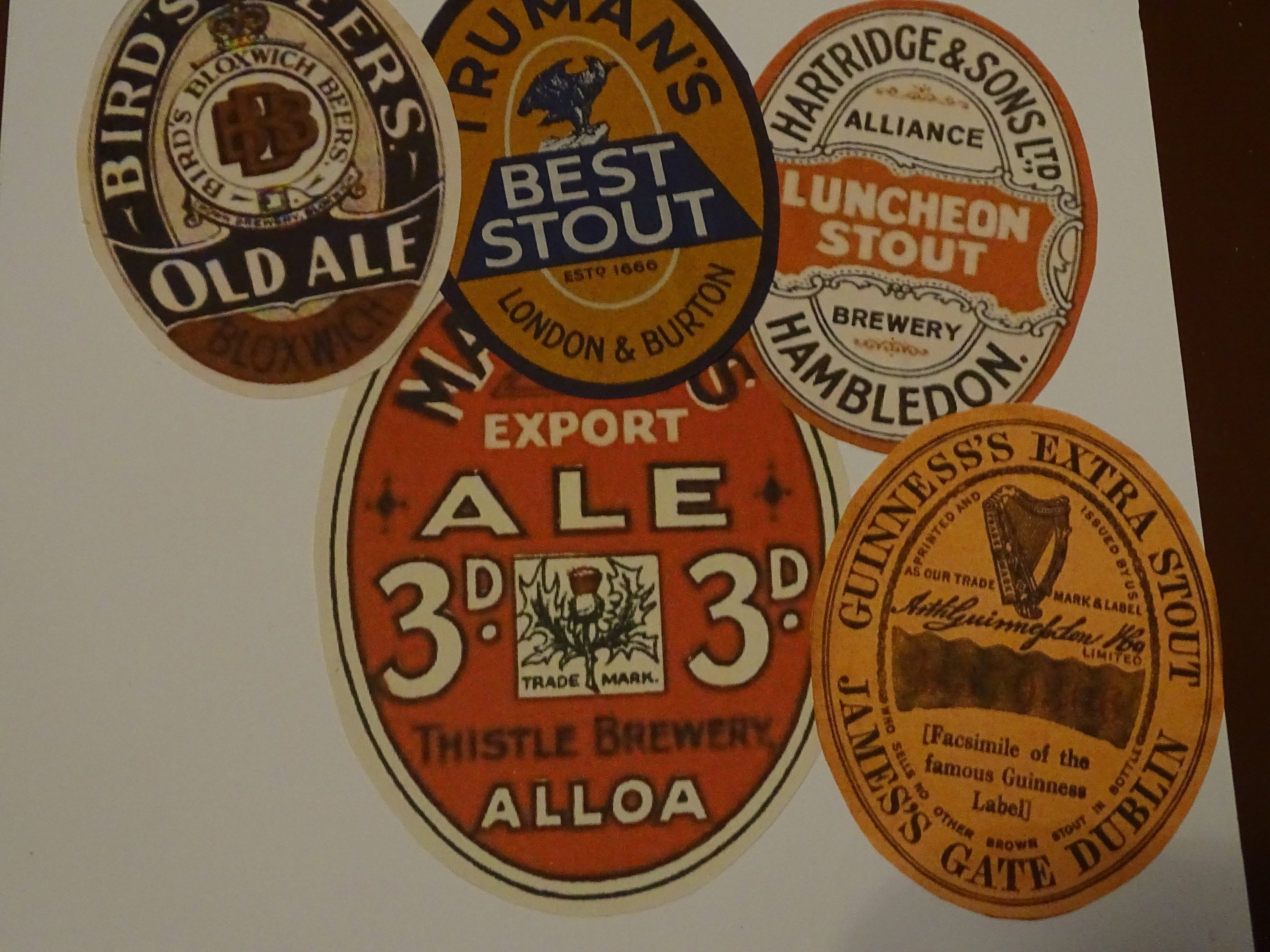 Set of 28 REPRODUCTION WW2 Era Beer Bottle Labels - Etsy