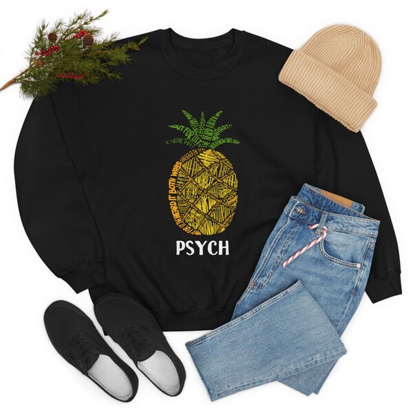 Psych Pineapple - Etsy