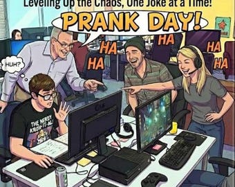 The Gamer Squad & the Prank Protocol - Funny Workplace Comedy Book ...