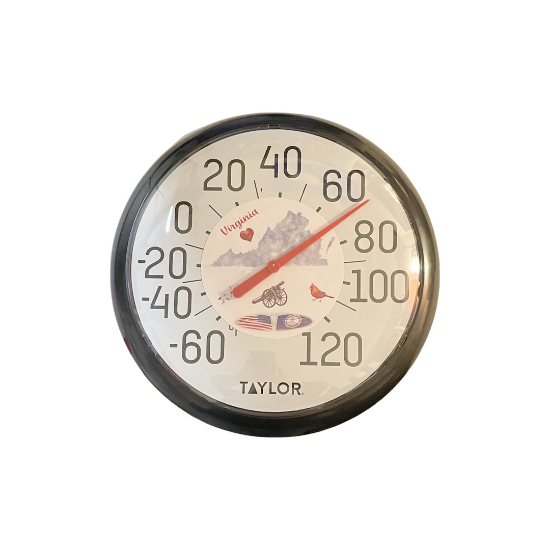 The State of Virginia Outdoor Weather Thermometer - Etsy