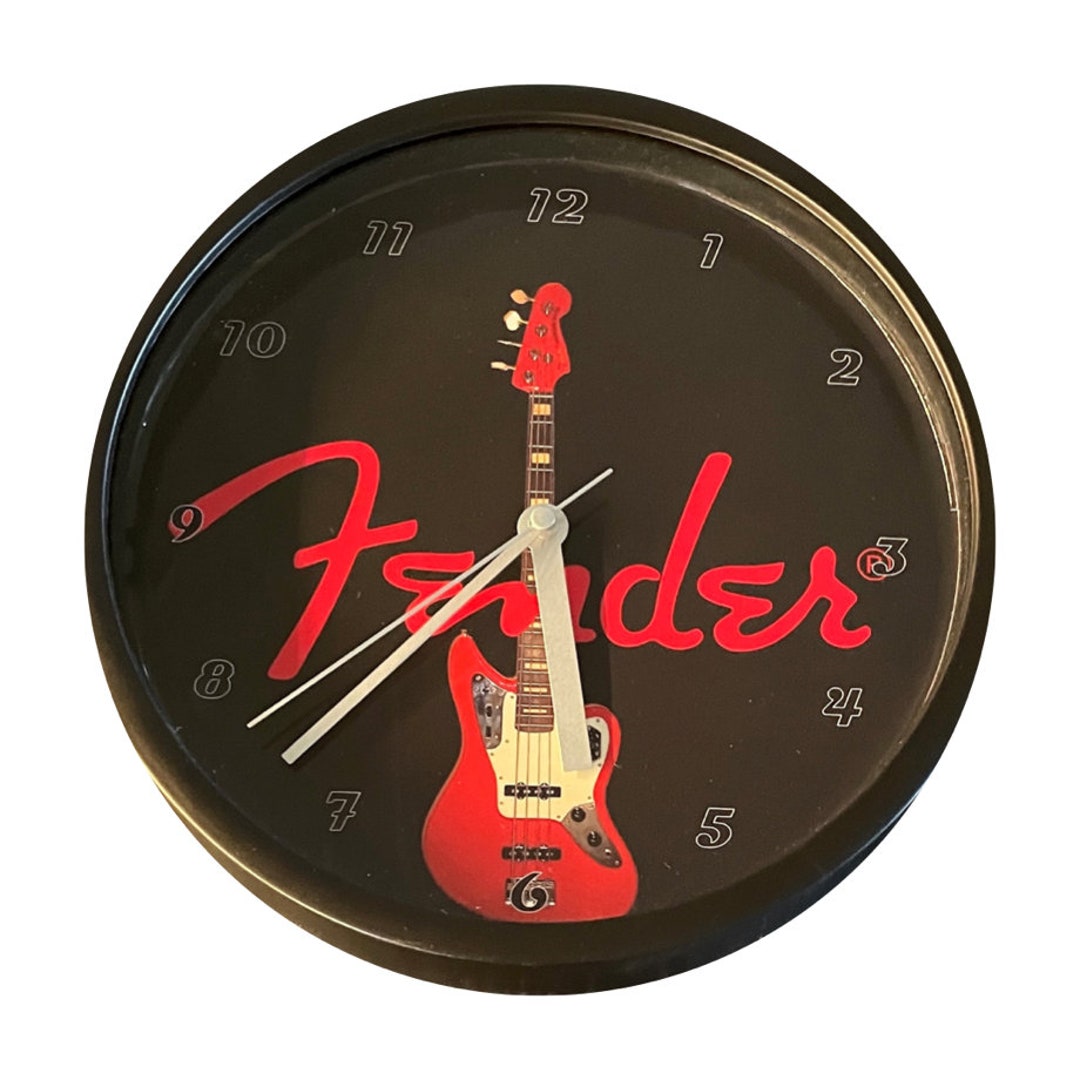 Fender Guitars 9" Wall Clock - Etsy