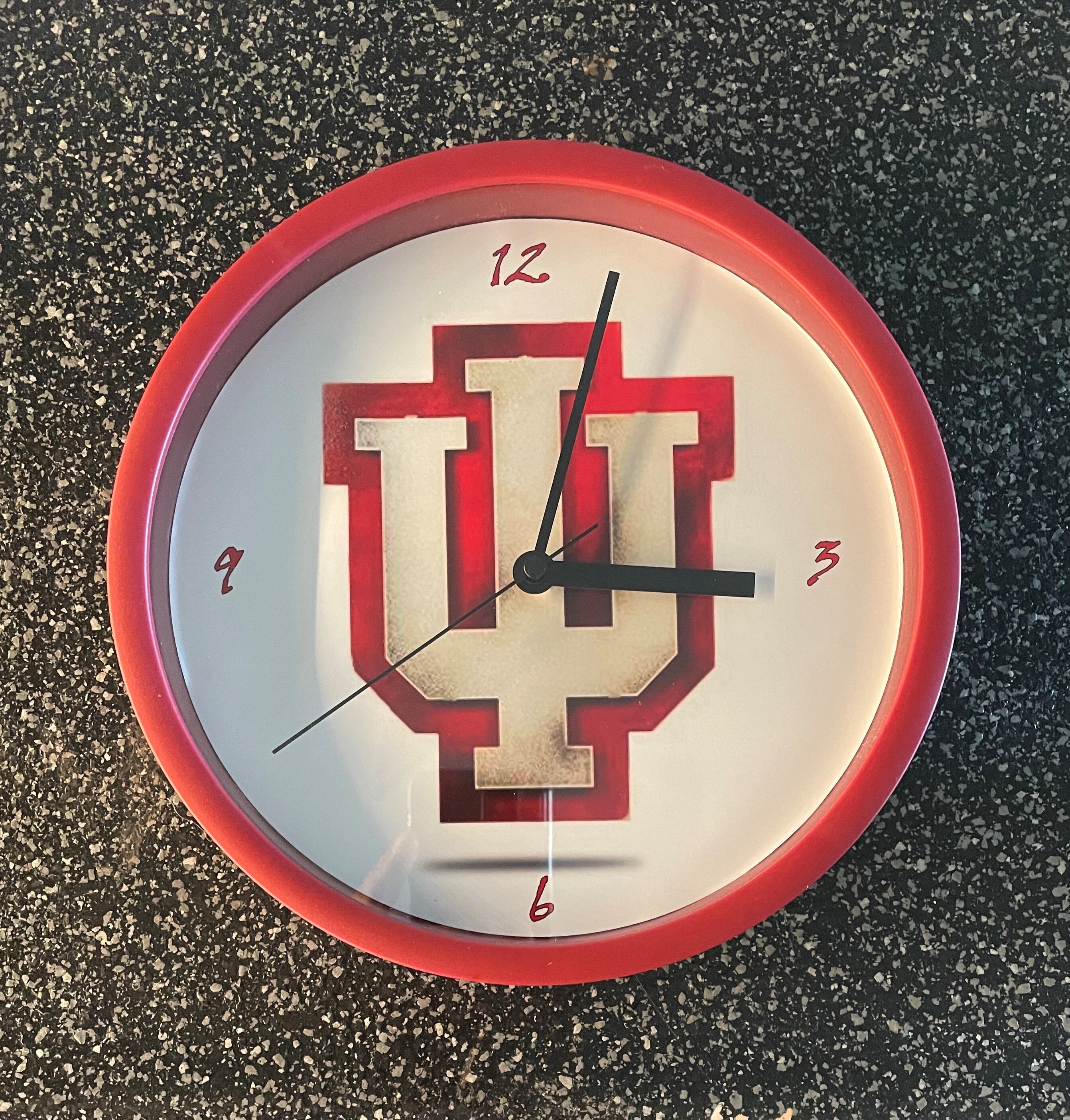 Indiana University 9 Wall Clock | Etsy