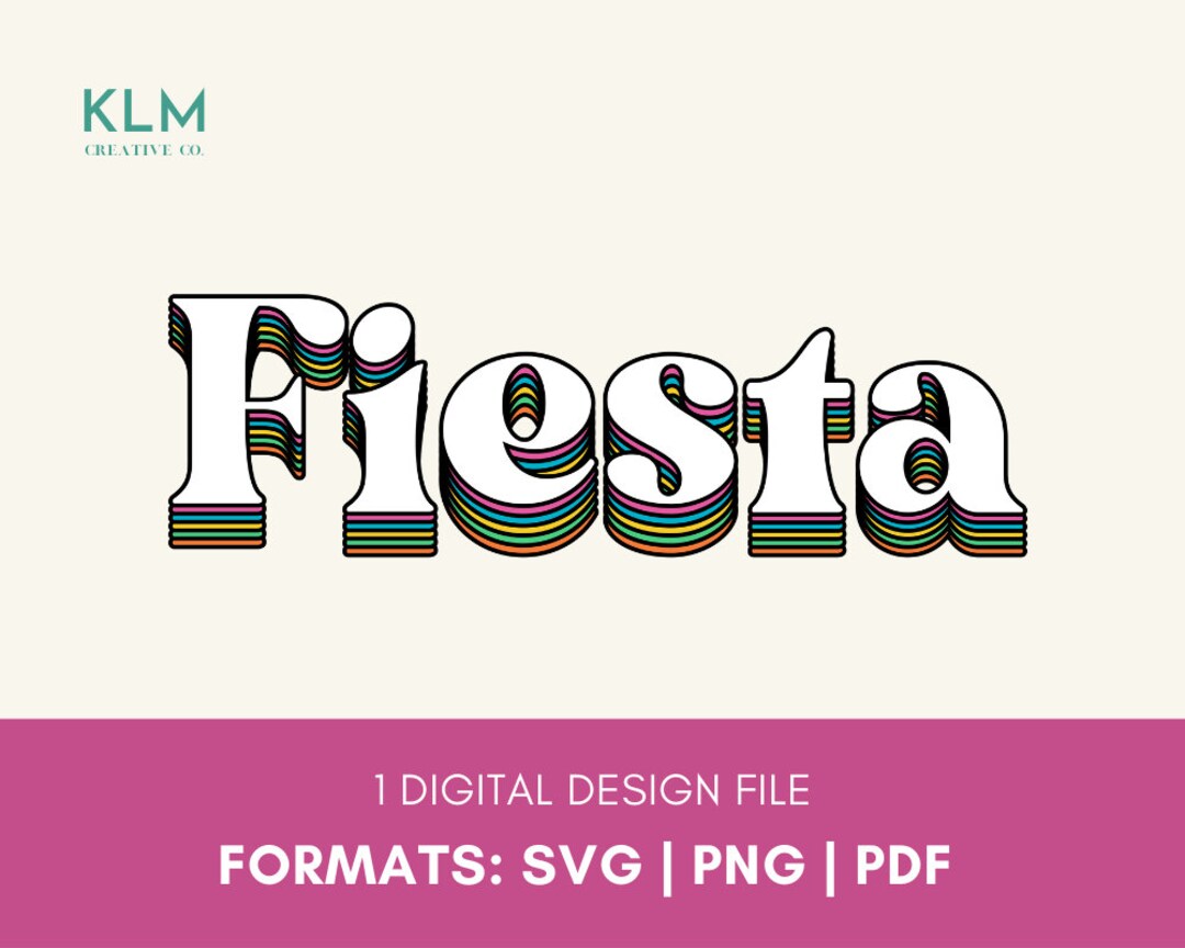 Fiesta Colorful Svg | Fiesta Letters Clipart | SA Fiesta Svg | Texas ...