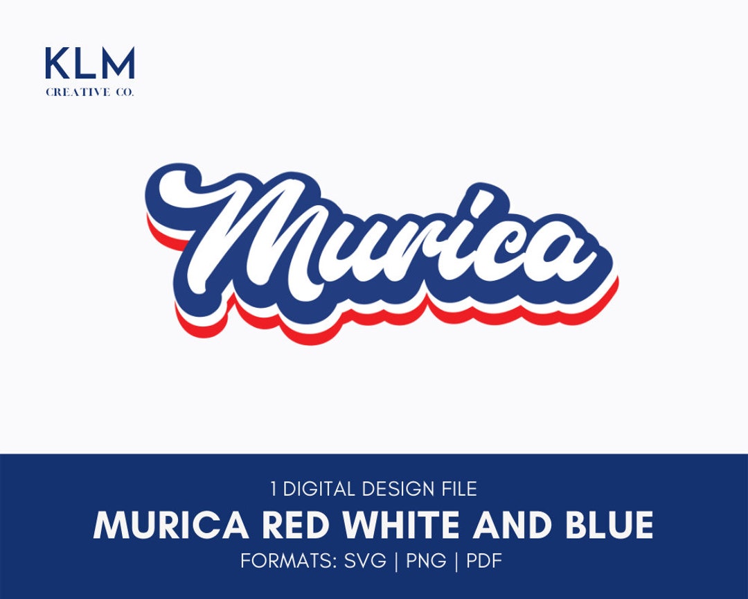 Murica Svg Murica Clipart Murica USA Svg 4th of July Svg 4th of July ...