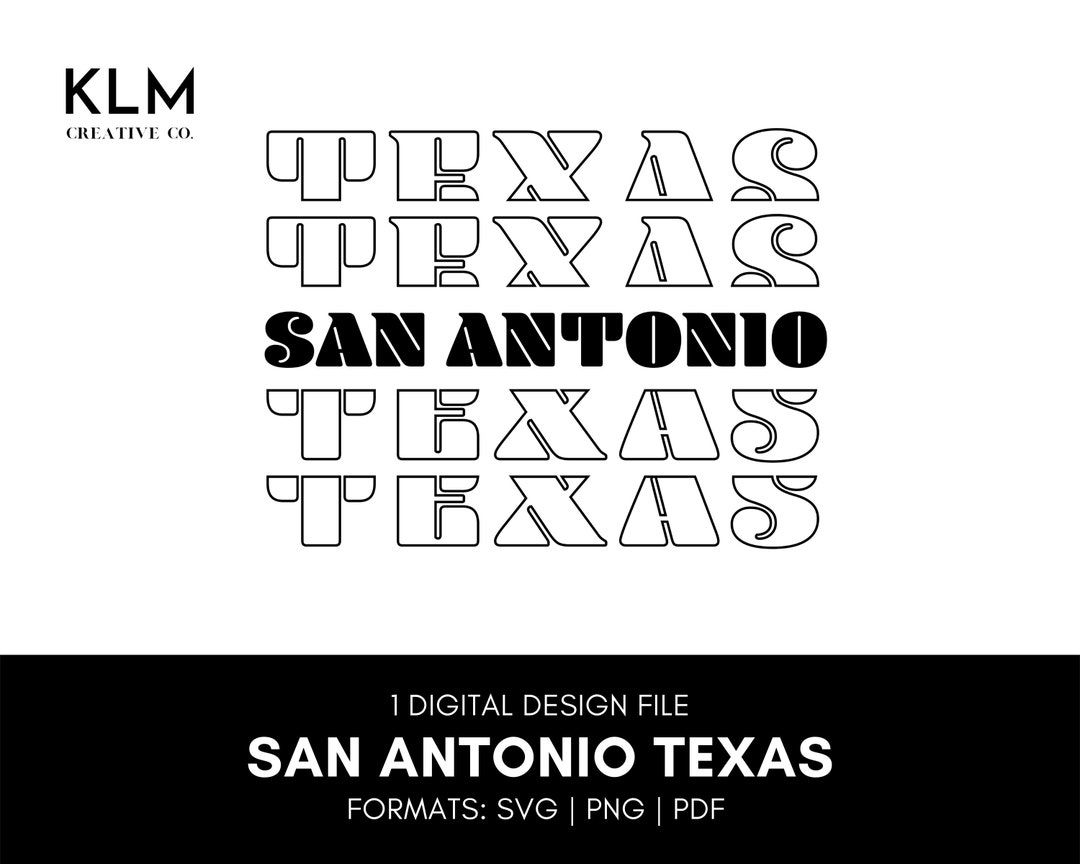 San Antonio Texas Svg | San Antonio Texas Clipart | SA Svg | SA TX Svg ...