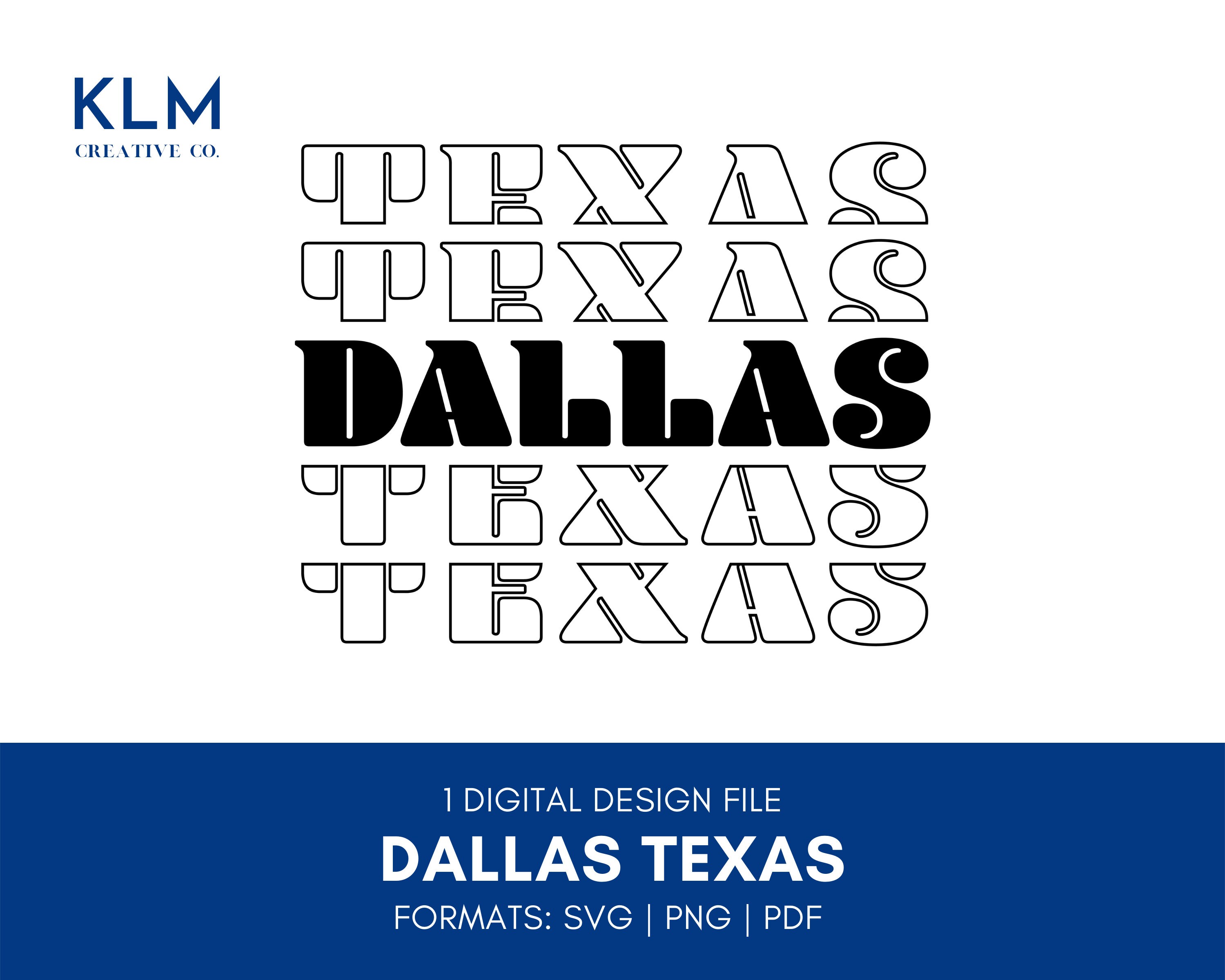 Dallas Texas Svg Dallas Texas Clipart Dallas Svg Dallas - Etsy