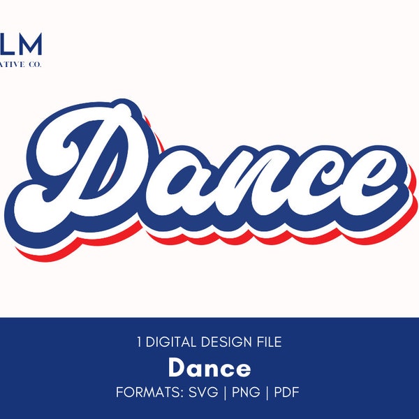 Dance Word Clipart - Etsy