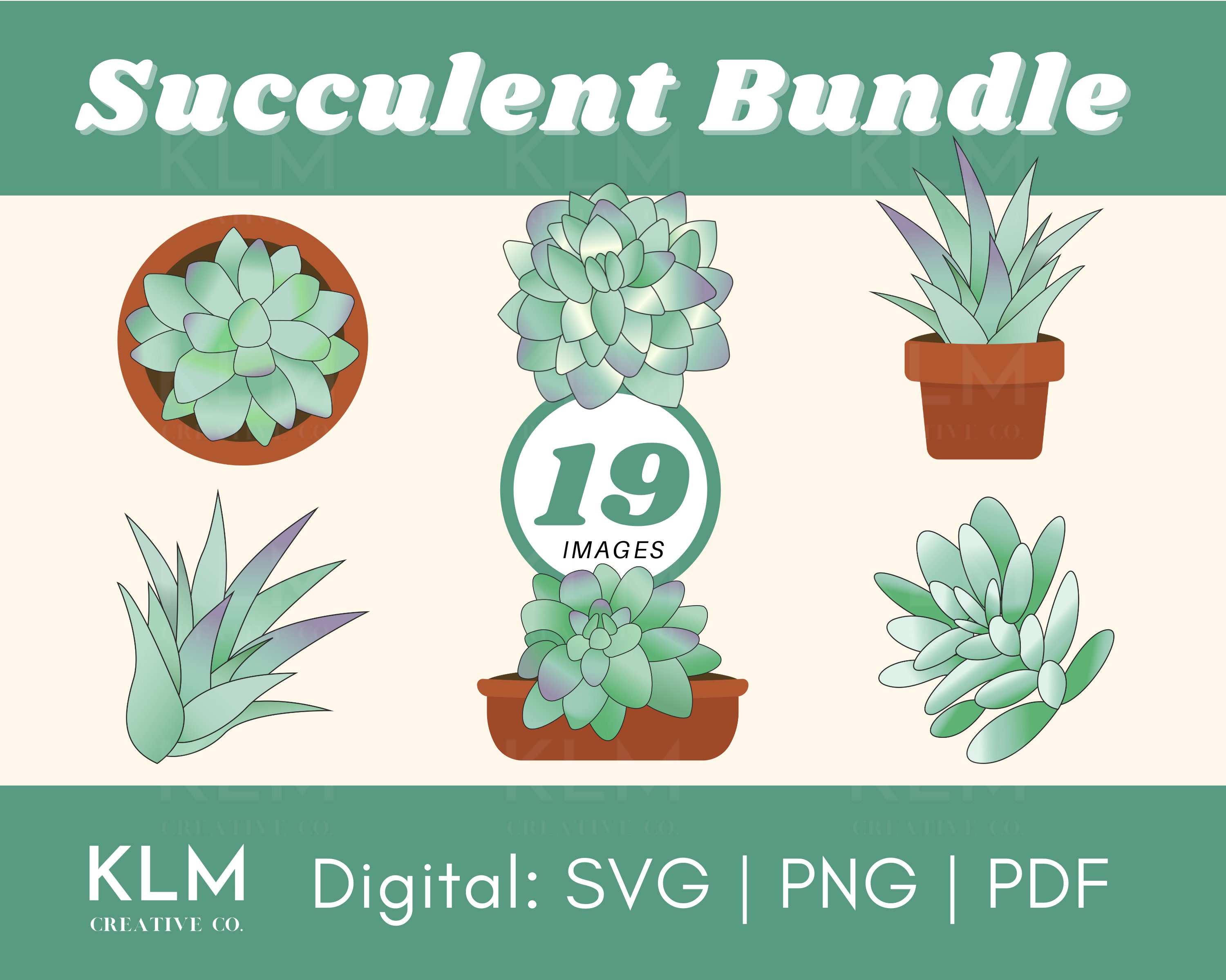 Succulent SVG | Plant SVG Bundle | Plant SVG | Crazy Plant Lady Svg ...