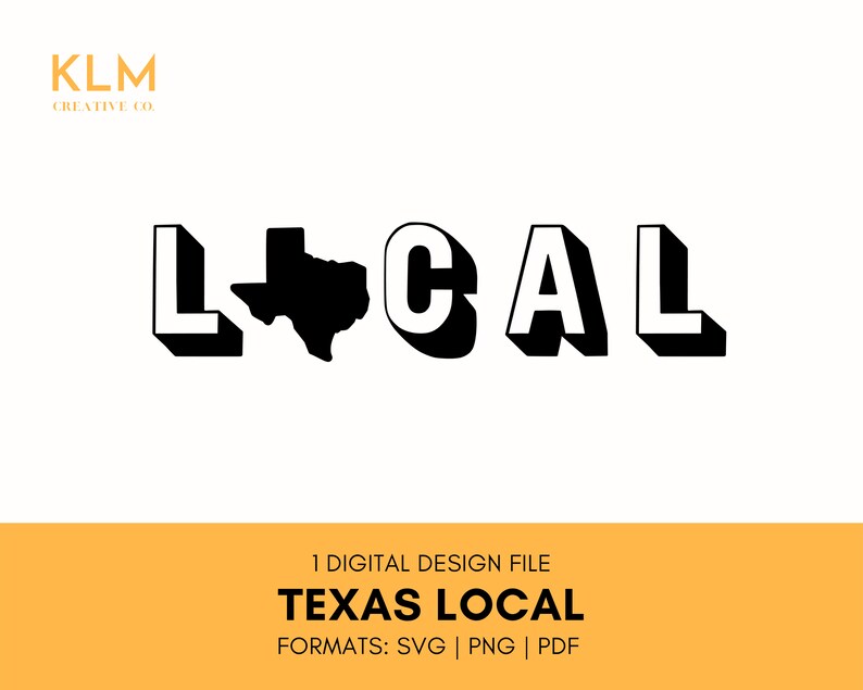 Texas Local Svg Texas Local Clipart Local Svg TX Svg - Etsy