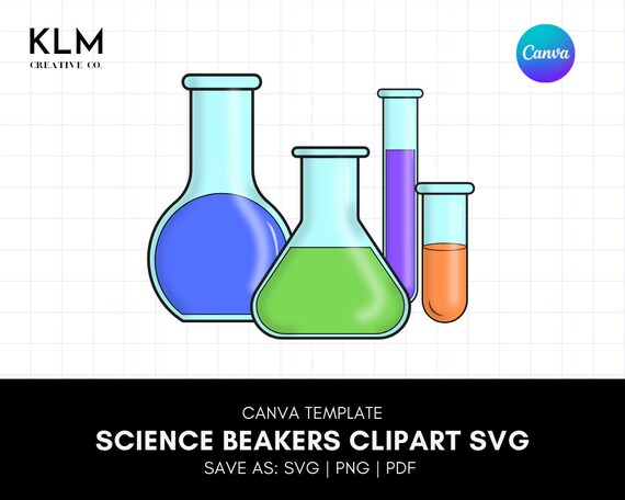 Science Test Tubes And Beakers Clipart Flowers