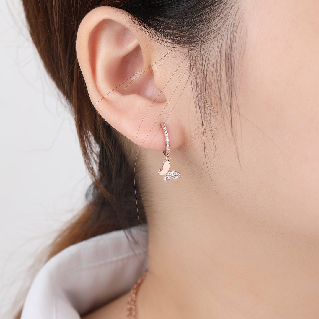 Butterfly Earrings, Butterfly Jewellery, 925 Sterling Silver, Animal ...