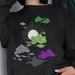 Aroace Sweatshirt Gift, Aro Ace Sun Clouds, Aromantic Asexual, Sweater ...