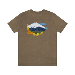 Aroace Nature T Shirt, Aro Ace Flag Mountain Present, Floral Aromantic ...