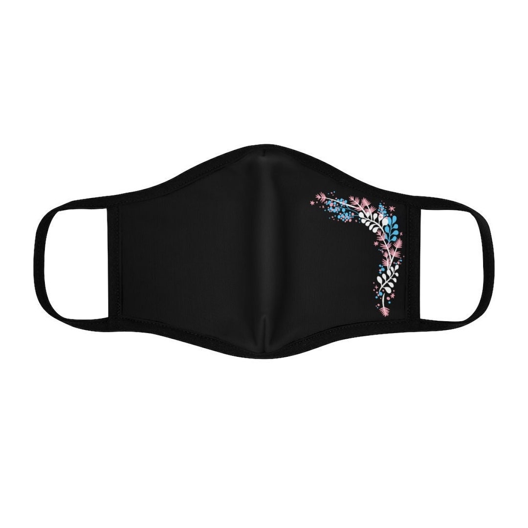 Transgender Mask, Discreet Trans Flag Gift, Ftm Fitted Face Cover, Mtf ...