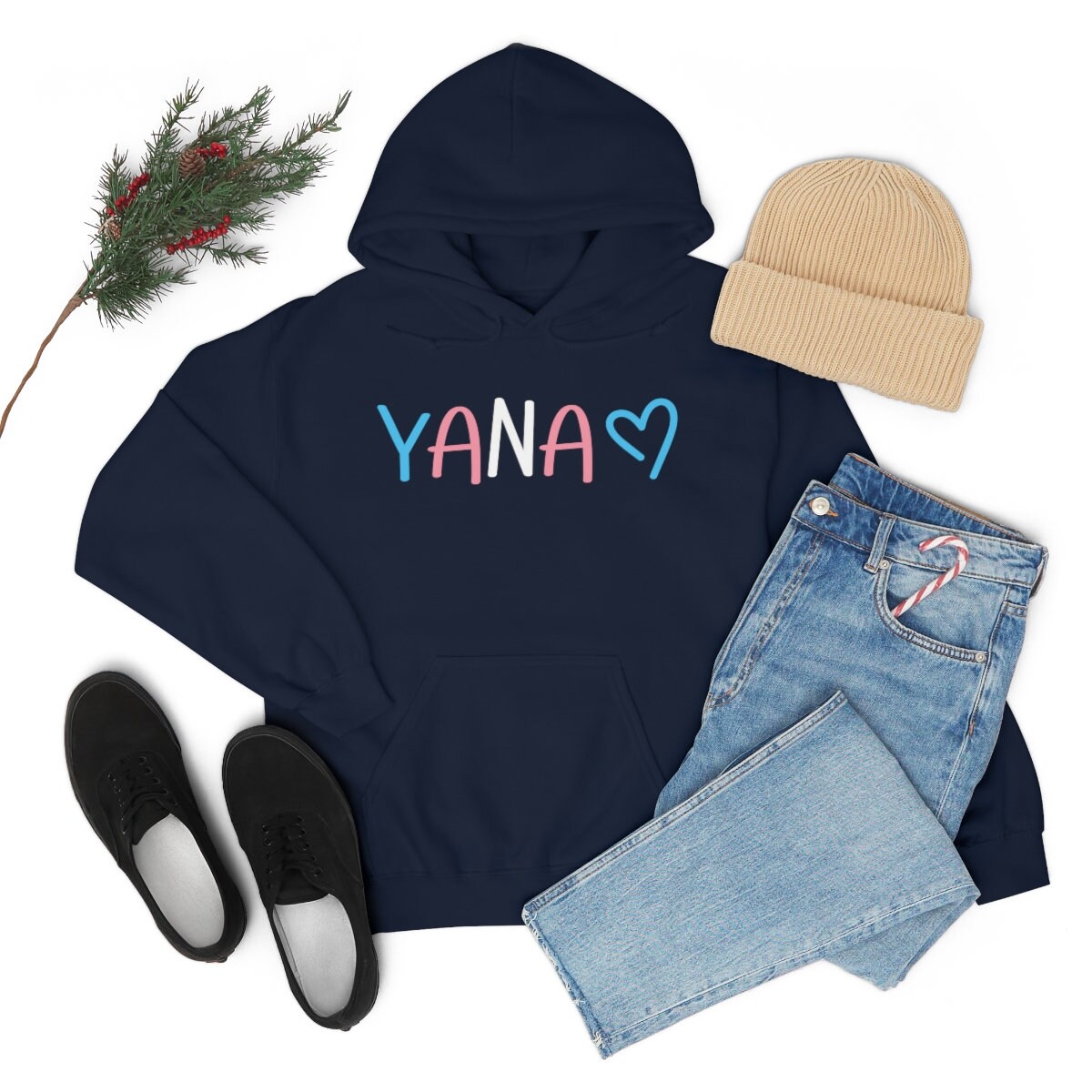 Transgender YANA Hoodie You Are Not Alone Trans Hooded - Etsy