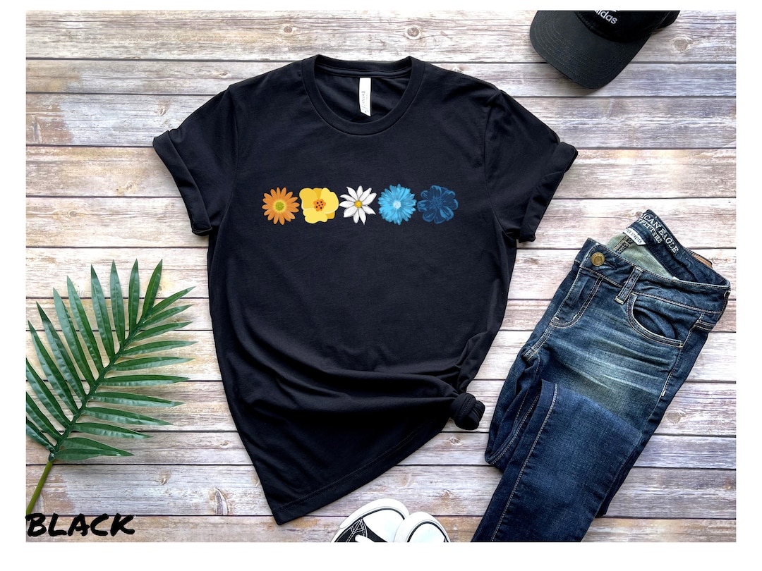 Aroace Flower T Shirt, Floral Aro Ace Flag, Aromantic Asexual Gift ...