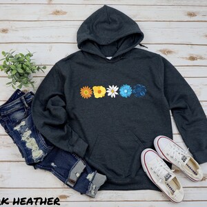 Floral Aroace Hoodie, Aro Ace Flowers Gift, Aromantic Asexual Flag ...