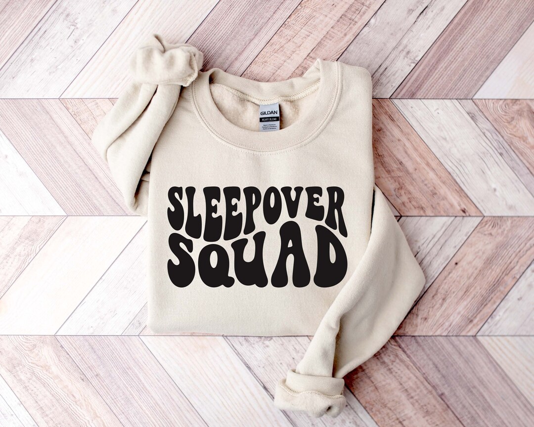 Sleepover Squad Sweatshirt, Wedding Sweatshirt, Bachelorette Party ...